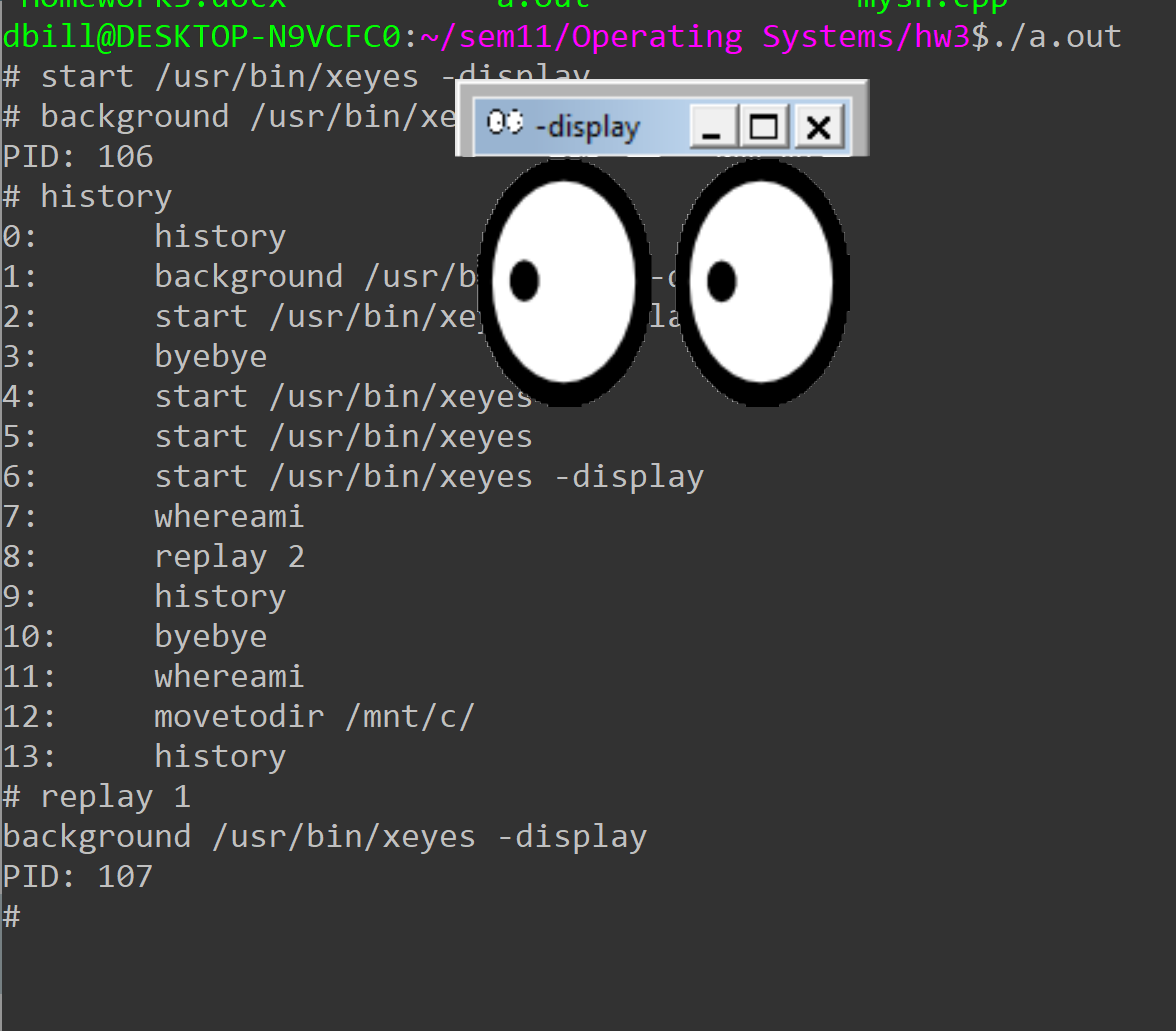 Unix Shell Terminal – Daniel Biller's Portfolio
